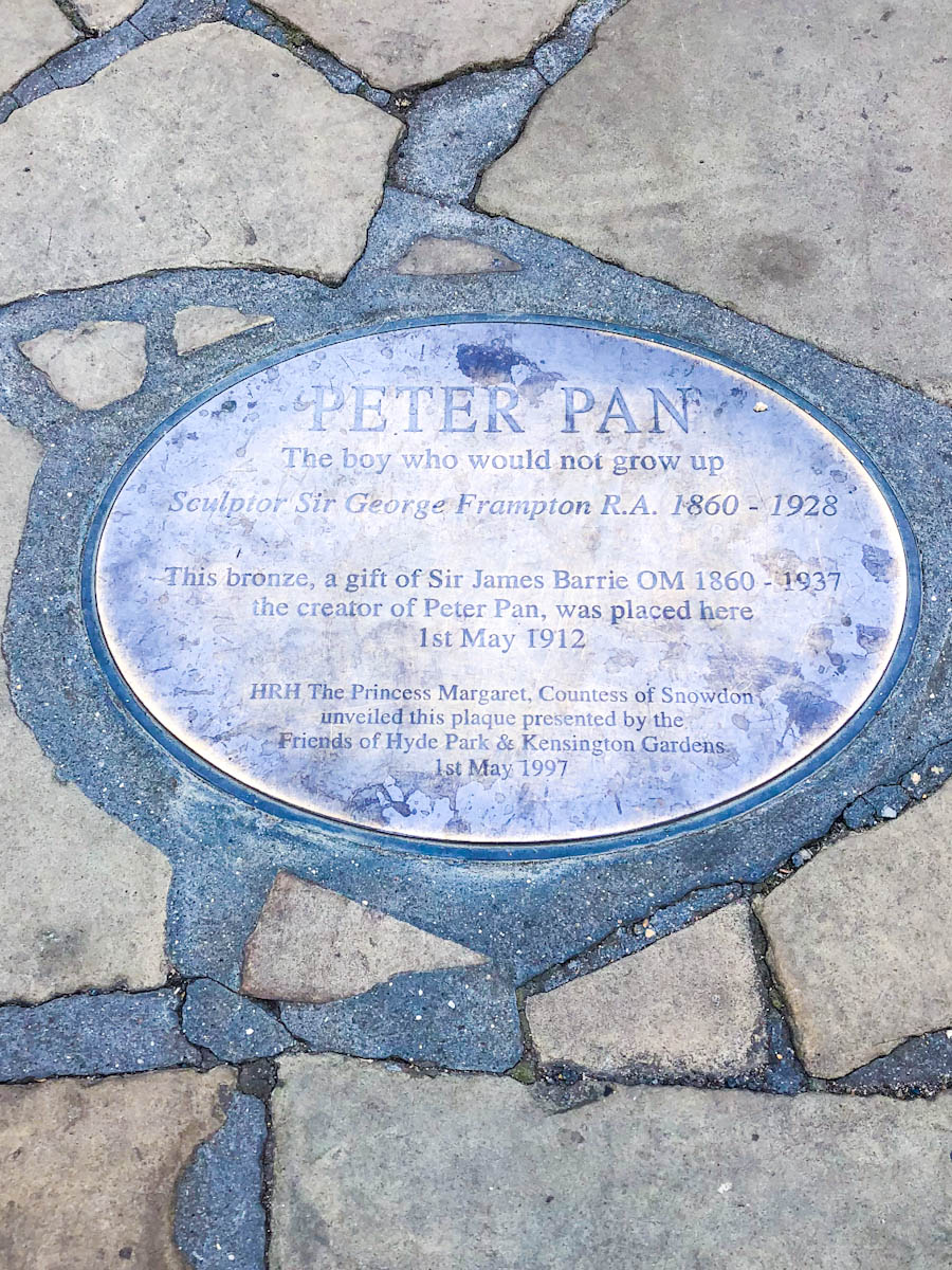 Peter Pan Statue in London - Like Love London